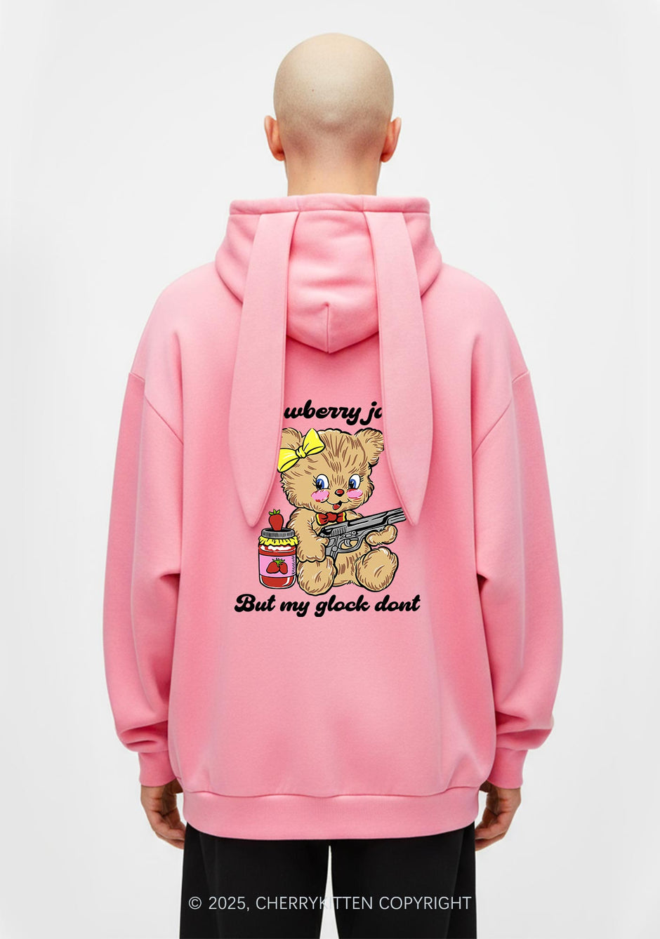 New In Y2k Bunny Ears Zip Hoodie Sale | Cherrykitten