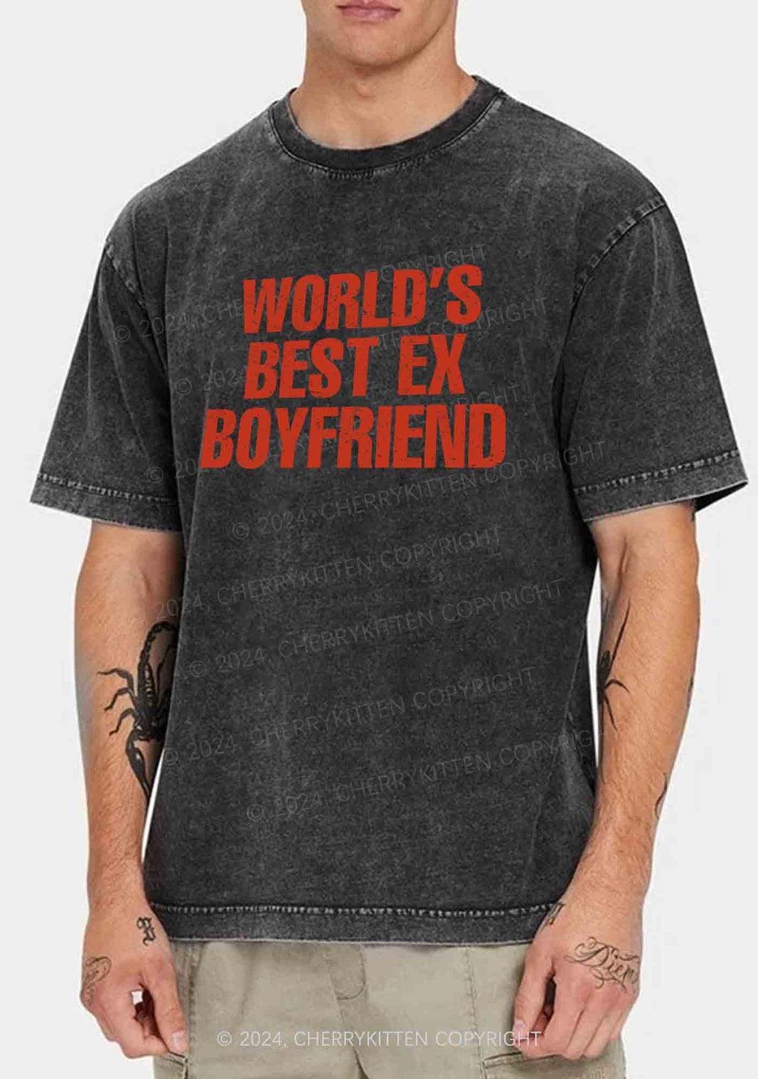 Designer Y2k Washed Tee Shirts & Tanks Sale | Cherrykitten