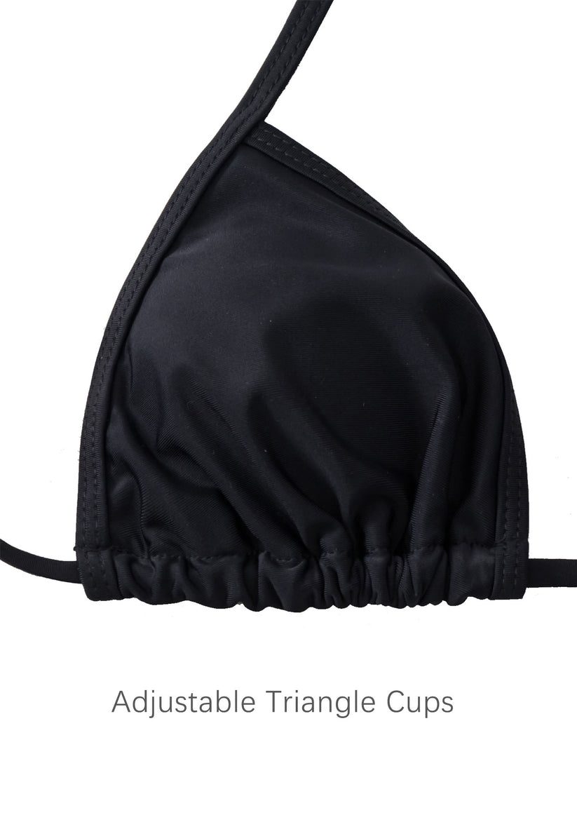 Cherrykitten Black Insect Y2K Halter Triangle Bikini Set Cherrykitten ...