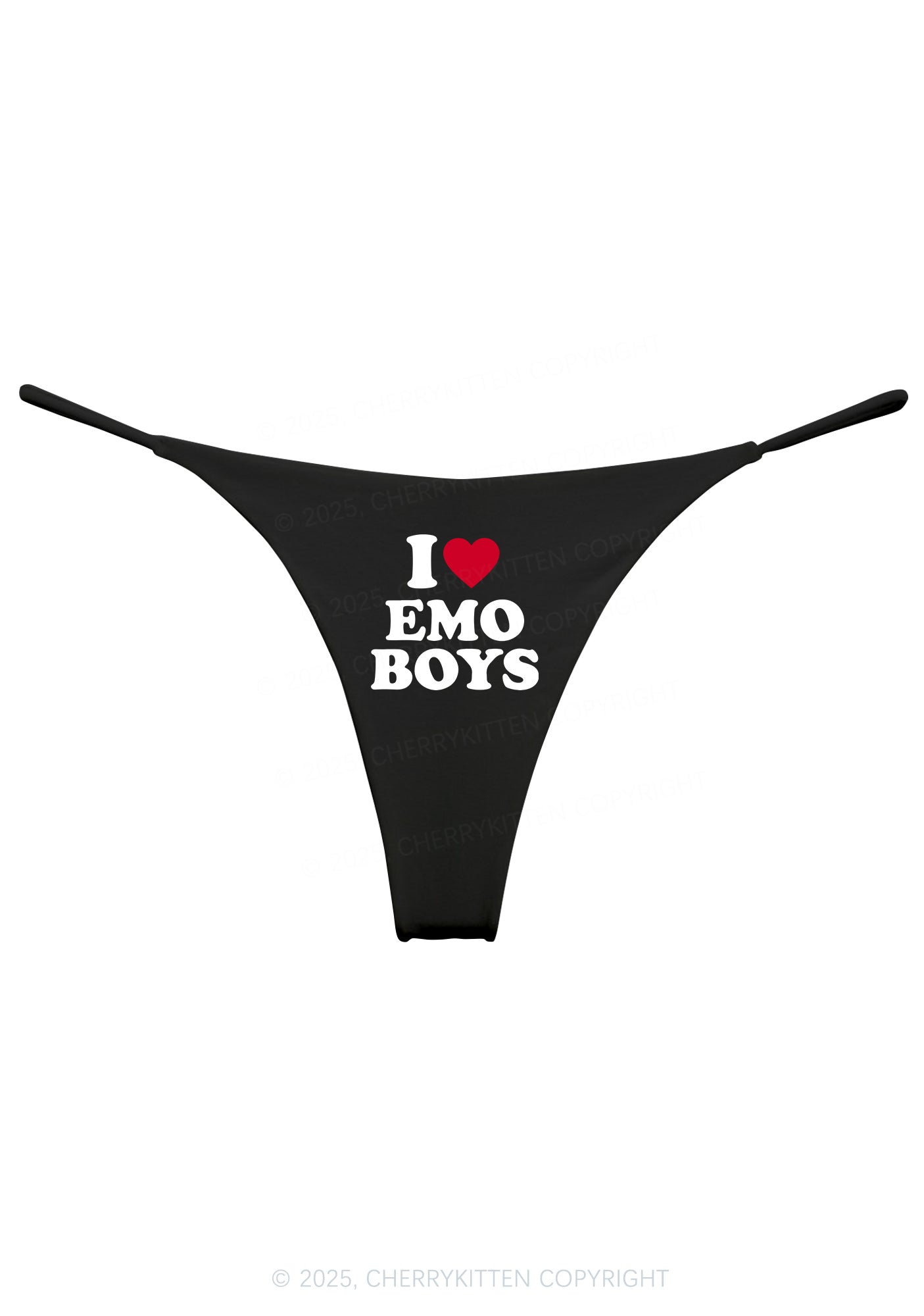 Cherrykitten I Love Emo Boys Y2K Bikini String Thong Cherrykitten for Sale